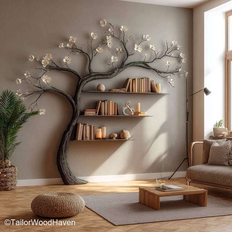 Tree Bookshelf DIY Plans – Build Your Own Artistic and Functional Shel ...