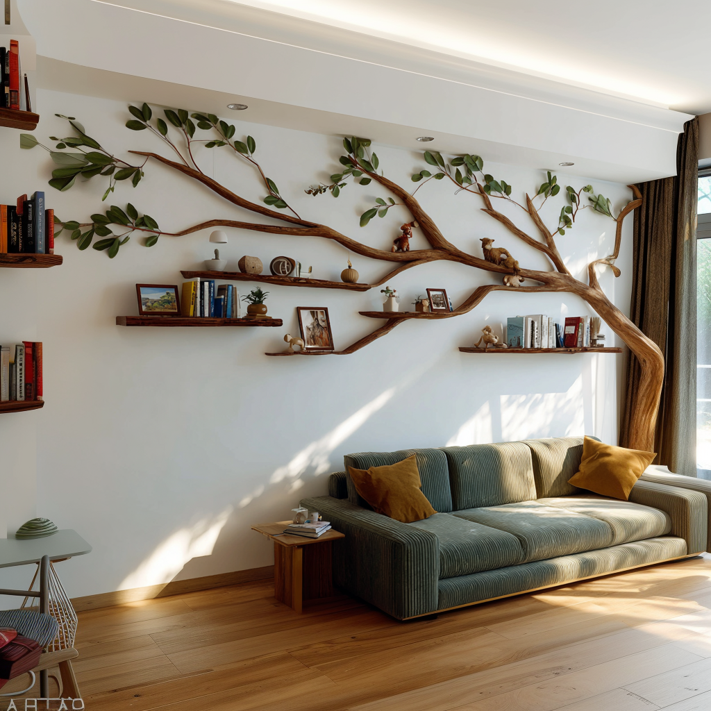 How to Make a Tree Branch Bookshelf – A DIY Project with Soul ...